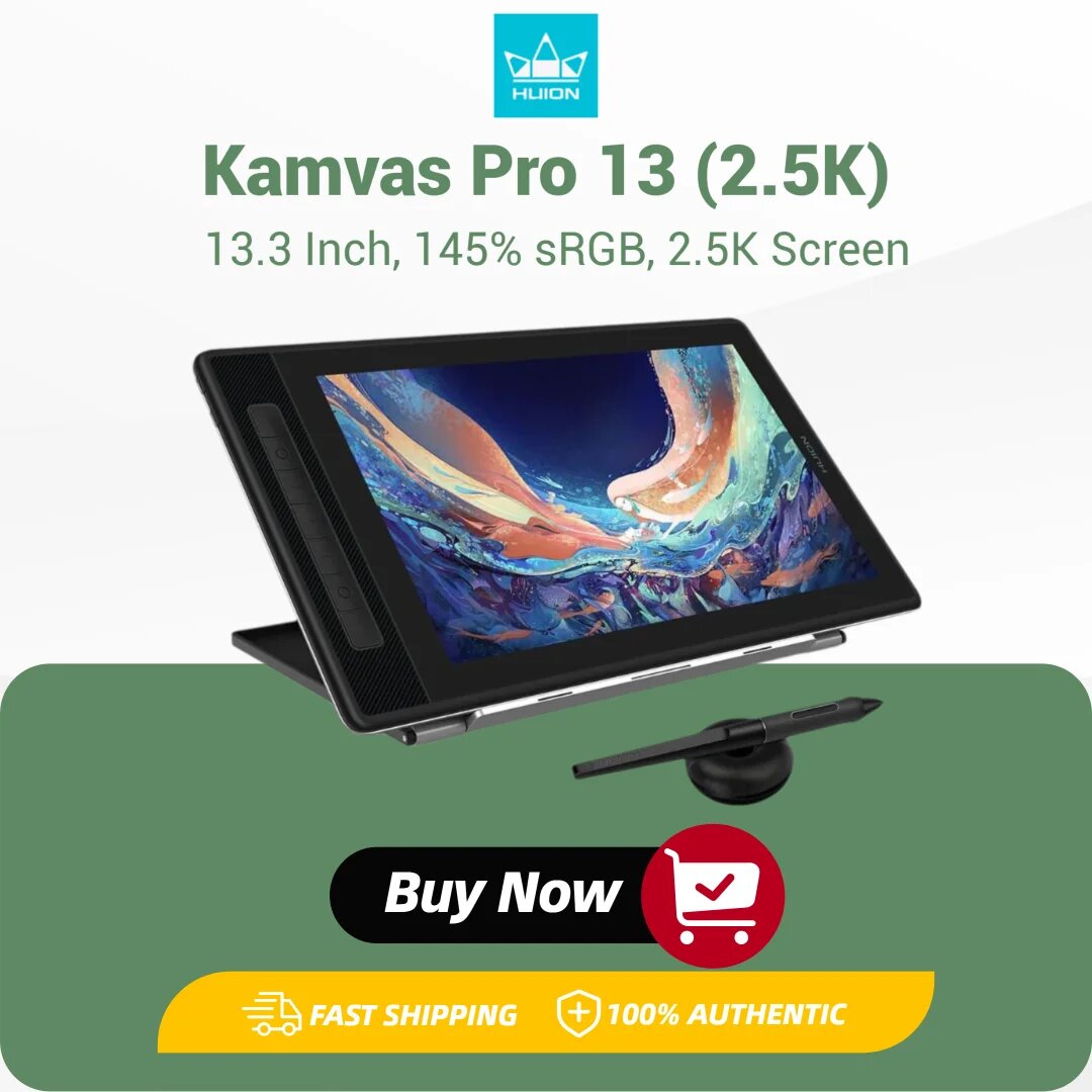 HUION Kamvas Pro 13 графический планшет