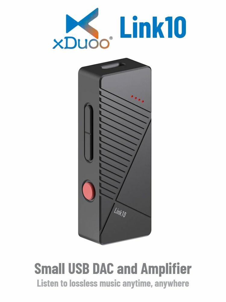 XDuoo Link10 Портативный ЦАП-усилитель для наушников DSD256 PCM 32 бит/384 кГц с двойным чипом Cs43131 HiFi DAC