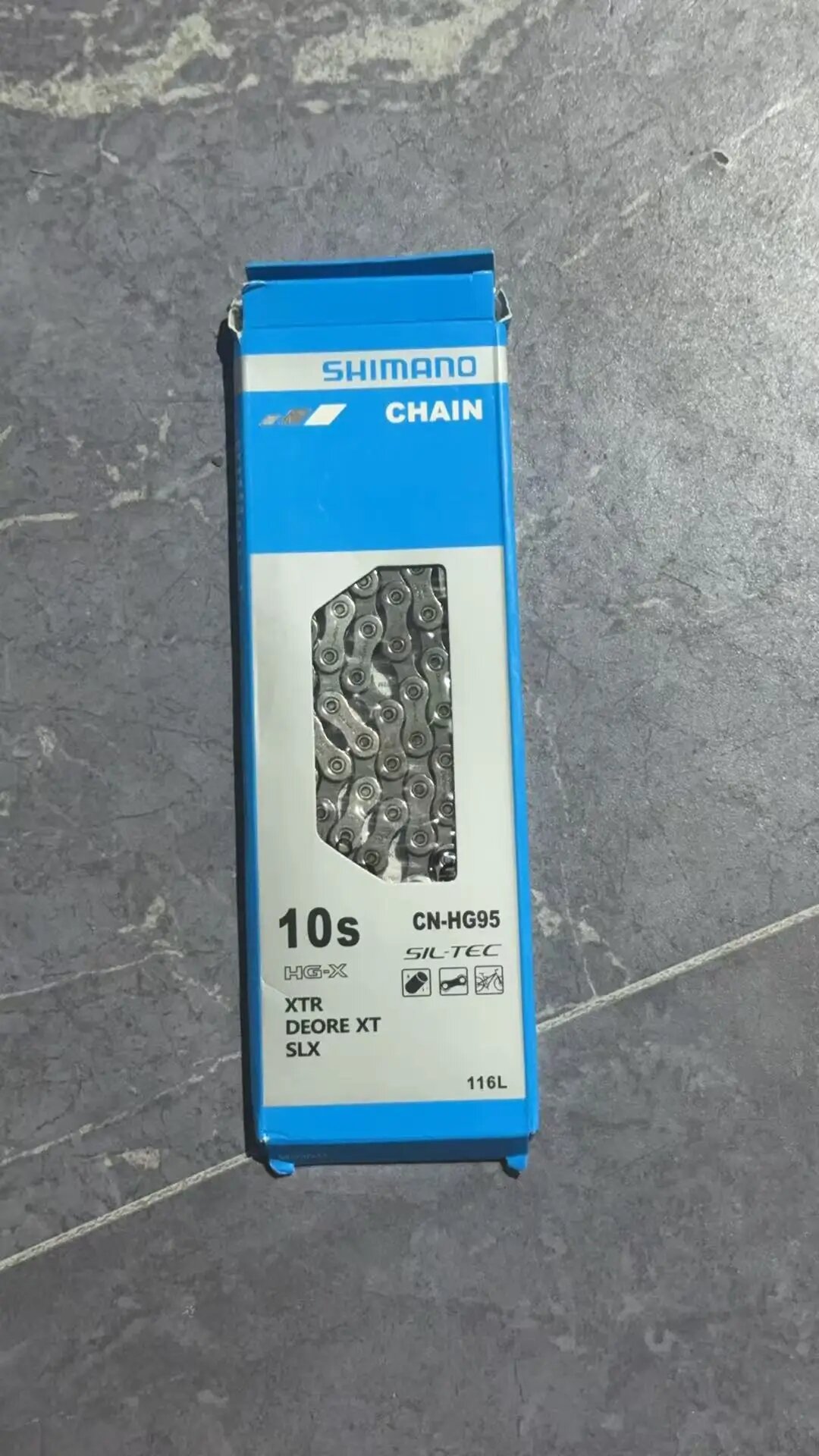 Цепь Shimano 8/9/10/11/12 скоростей HG95-10Speed(116L)