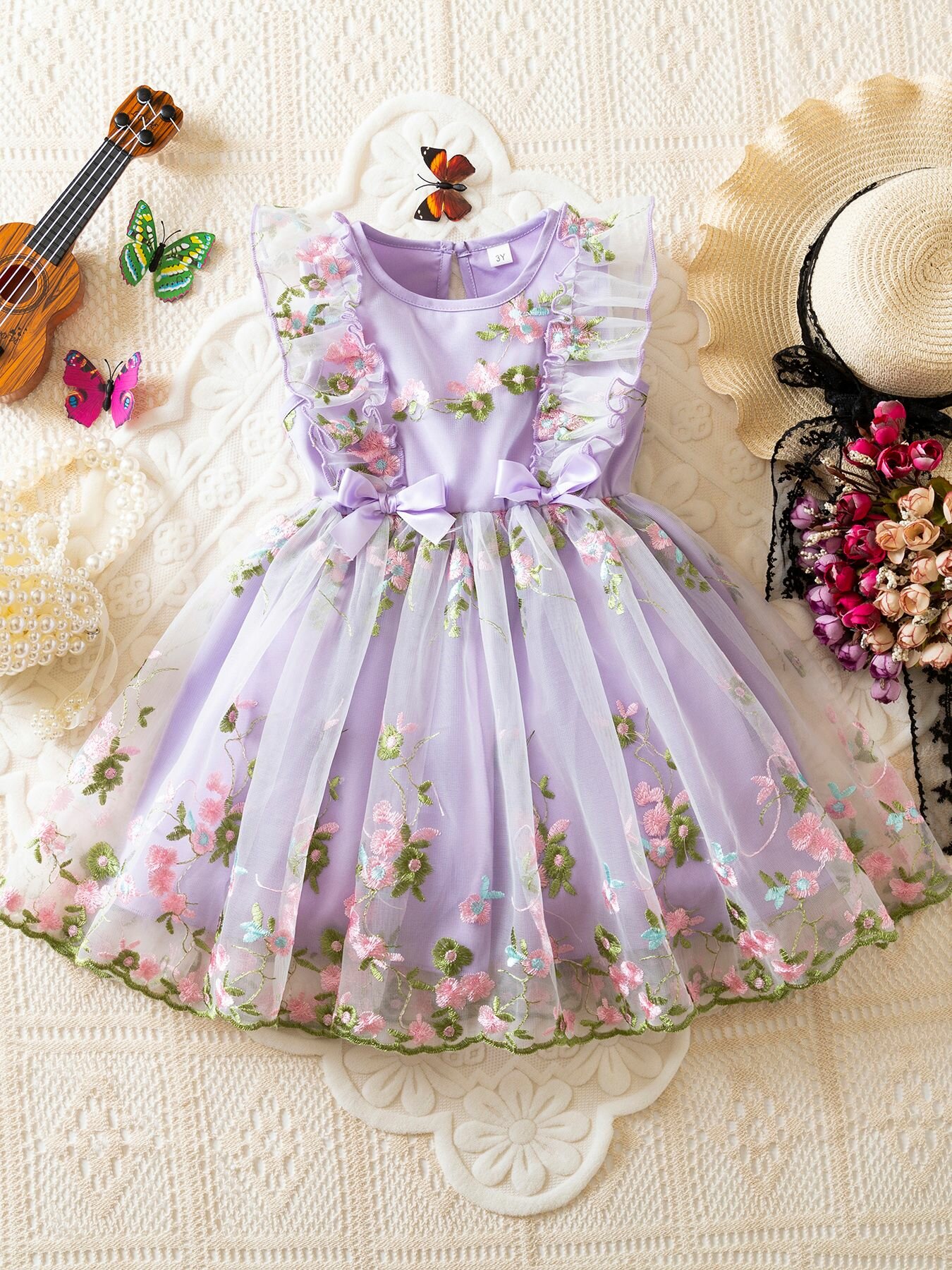 Платье ROMIKY, размер 7Y, purple
