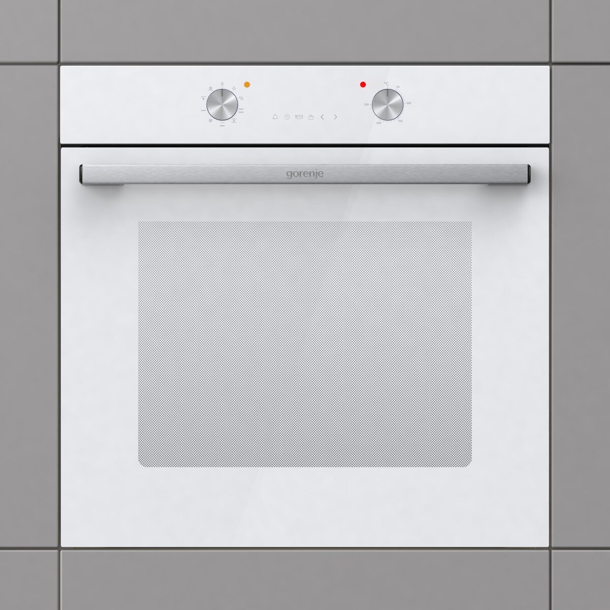 Электрический духовой шкаф встраиваемый Gorenje BO6737E03AWGN, класс А, 73 л, утапливаемые ручки, белый
