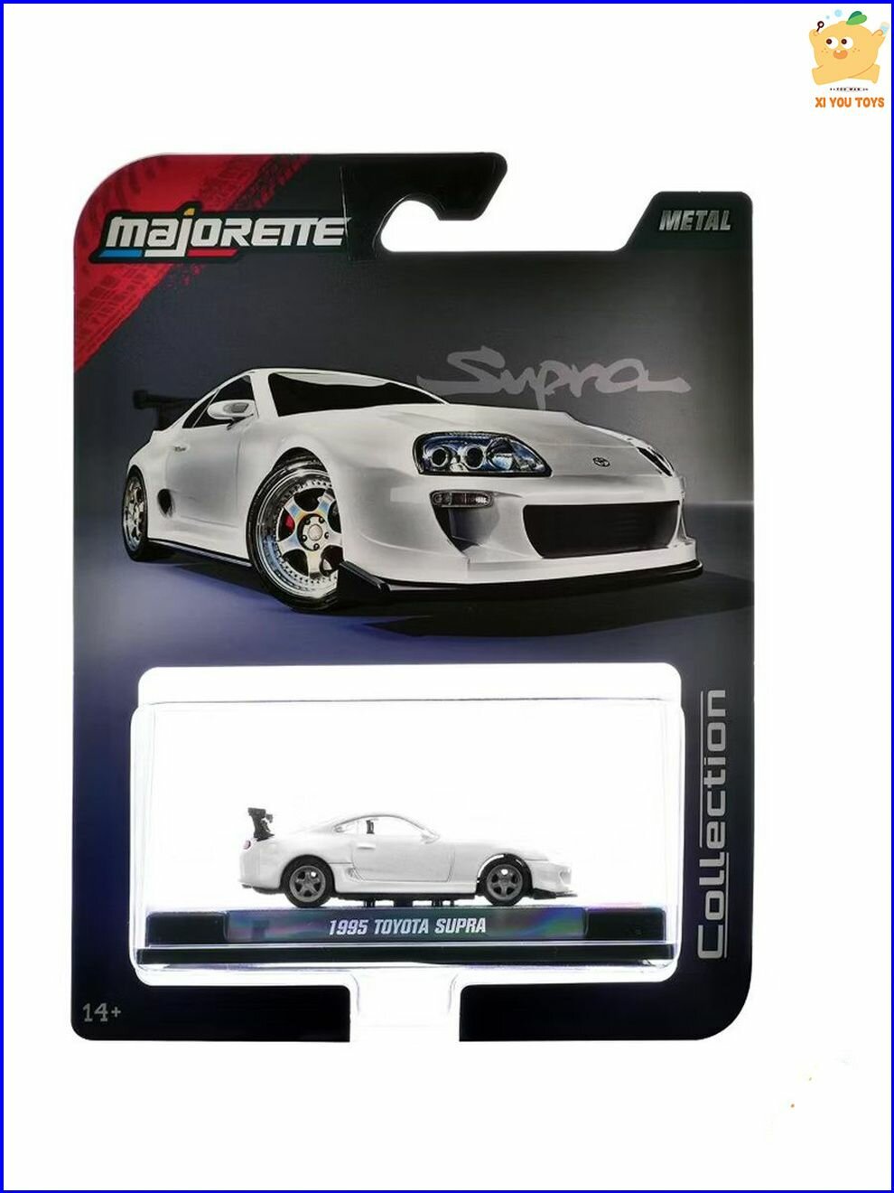 Majorette 1995 Toyota Supra / Детская Металлическая Игрушечная Машина, Модель Toyota Supra 1995 Года, Пропорции 1:64, Подходит Для Детей В Возрасте От 4 Лет И Старше