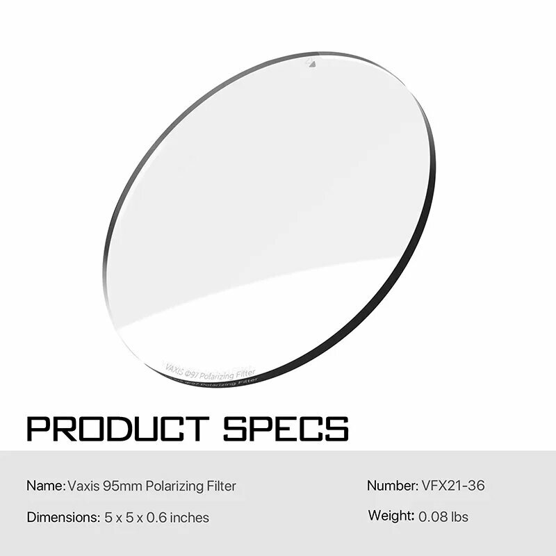 VAXIS 95mm Поляризационный фильтр VFX21-36