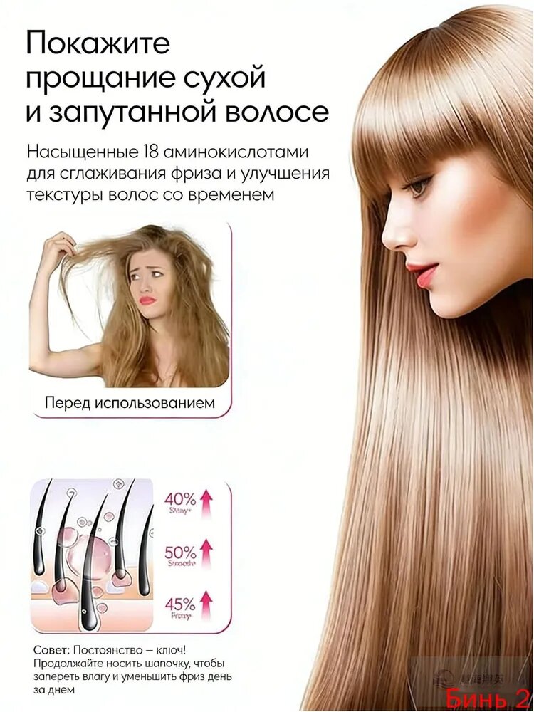 Шапочка для сна 1 шт. — фото 1