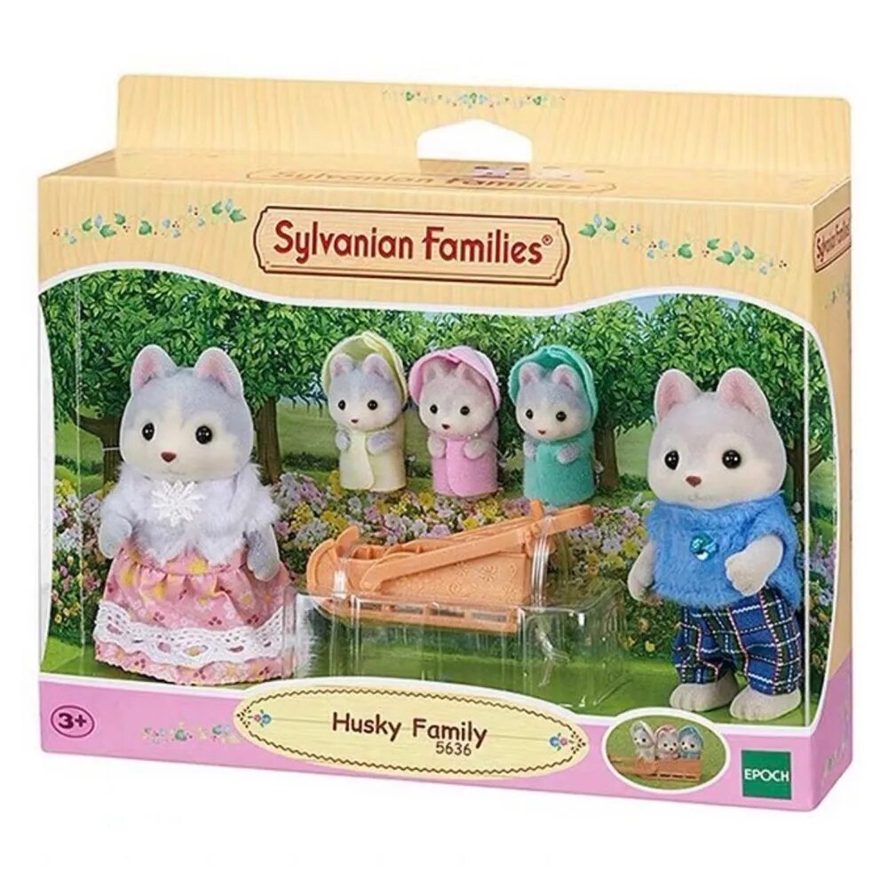 Sylvanian Families Набор семьи witop (5636) - фигурки собак Хаски