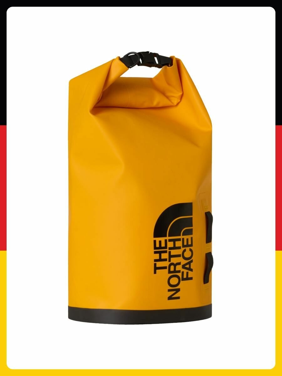 Гермомешок The North Face Base Camp Dry Bag 12L, золотой; черный, 160х330х530 мм