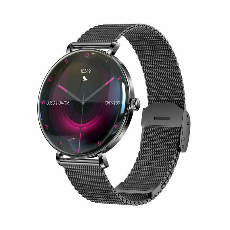 Умные часы для женщин City Fashion — 1.43" AMOLED-дисплей, пульс, Bluetooth-звонки, спорт, водонепроницаемые, кастомизация циферблата