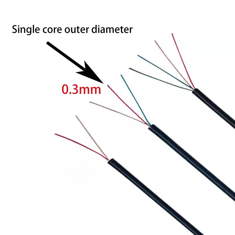 Эмалированный провод 5 жил, 5м, OD 1.5mm