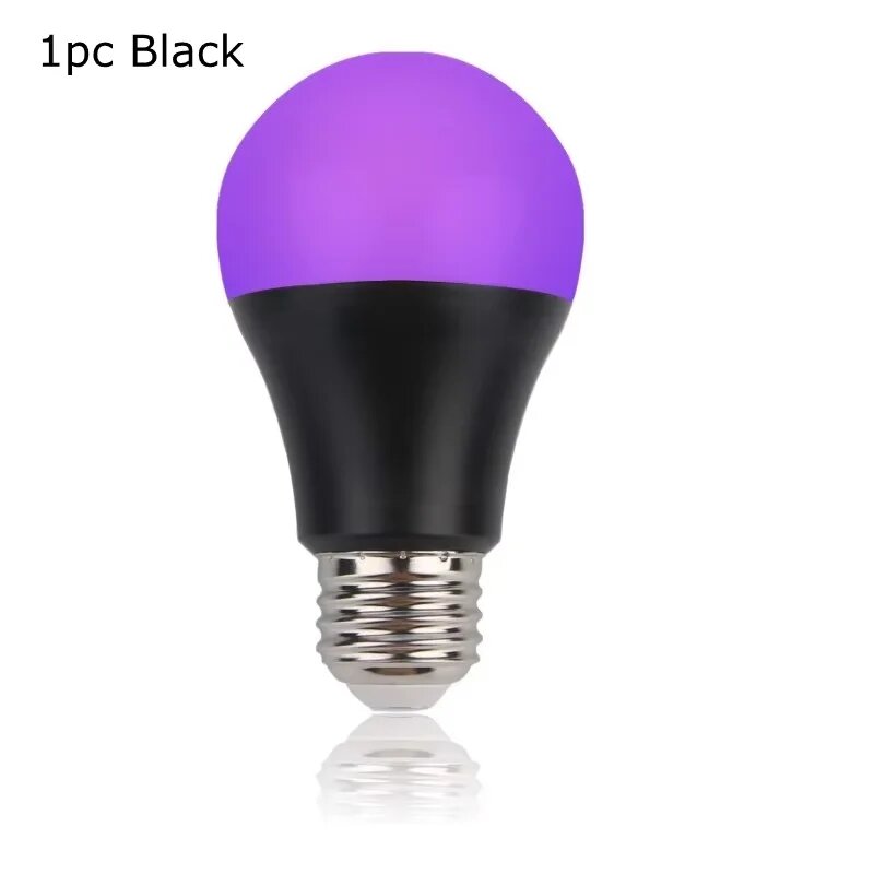 УФ-лампа 9 Вт LED (черный Свет) 395-400 Нм Для Светящейся В Темноте Краски, Флуоресцентных Вывесок, Неонов