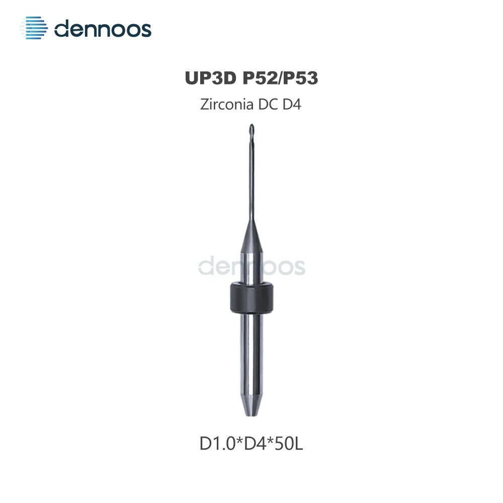 Фрезер Lodden UP3D P52/P53 Zirconia DC D4*50L 1.0mm