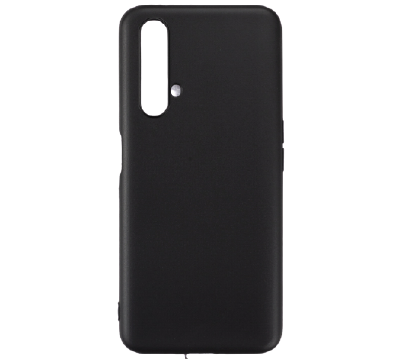 Чехол панель-накладка MyPads для Realme X3 SuperZoom из мягкого силикона, ультратонкий, черный
