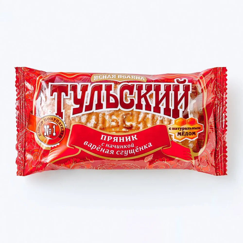 Пряник Тульский с начинкой вареная сгущенка, 130 г