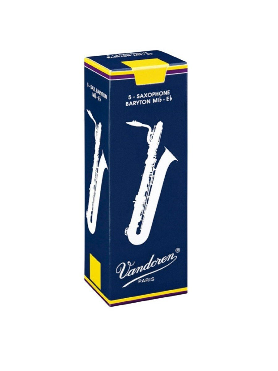 Трости для саксофона Баритон №3,5 (5шт) Vandoren SR2435