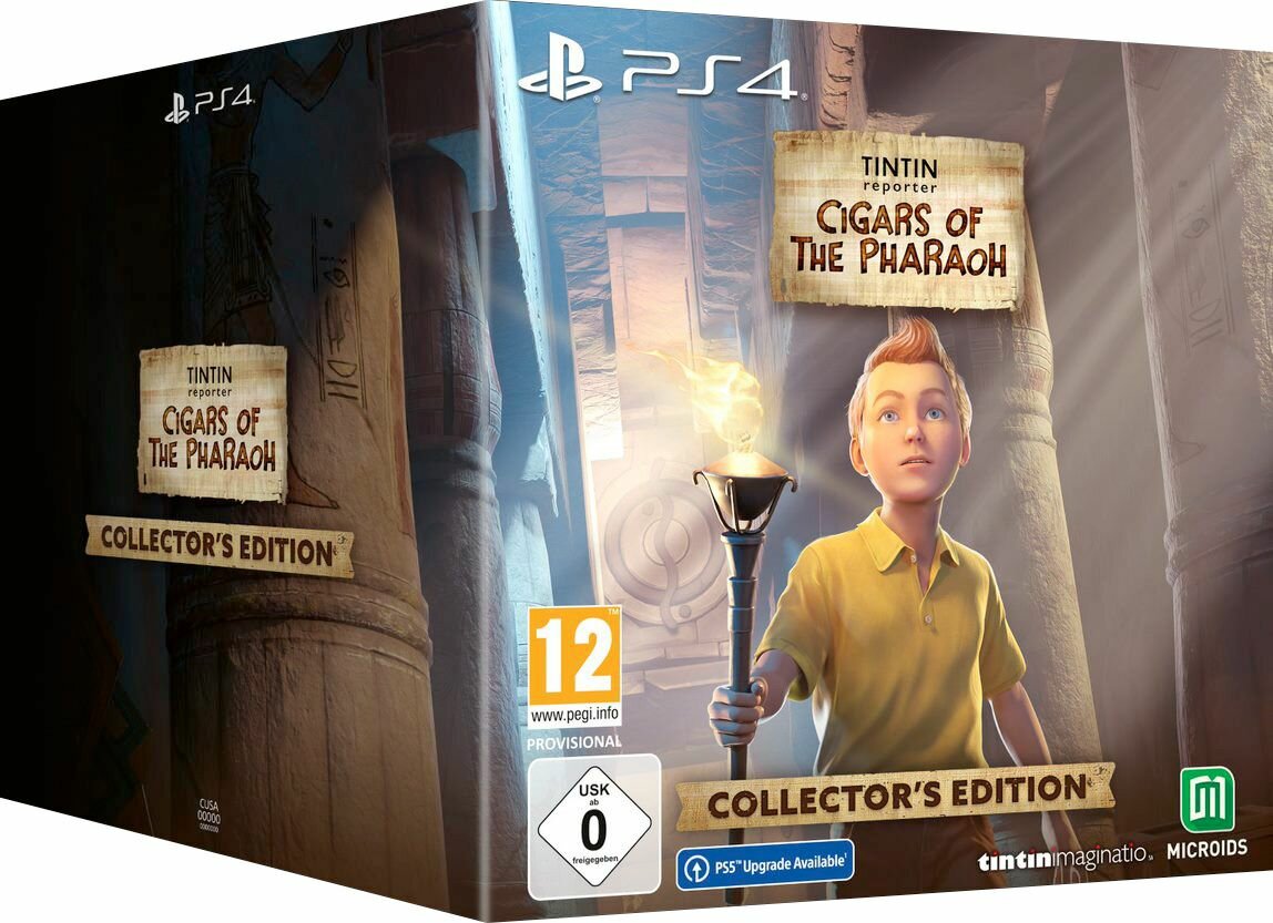 Игра Tintin Reporter: Cigars of the Pharaoh. Collector's Edition (русские субтитры) для PS4