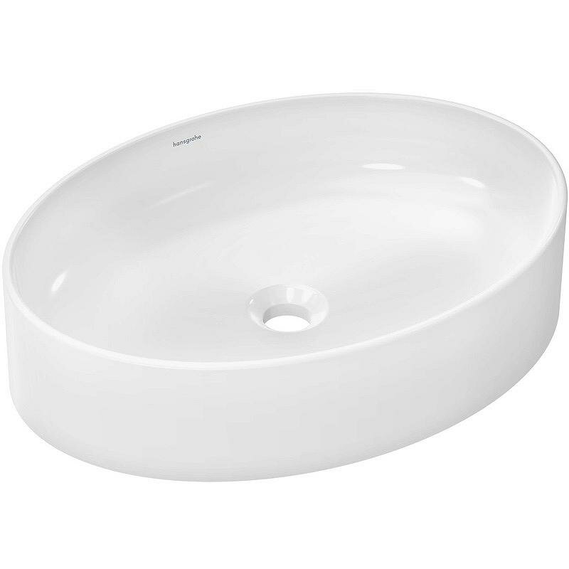 Раковина накладная Hansgrohe Xuniva D 55 60165450 Белая, керамика
