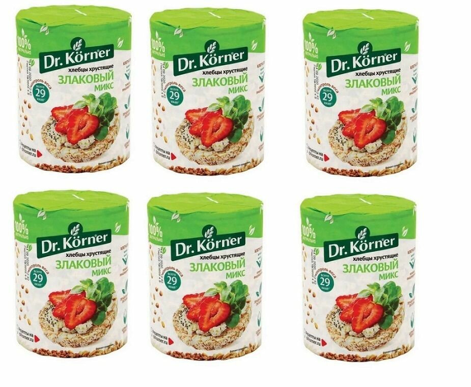 Dr. Korner Хлебцы Микс,90г, 6шт