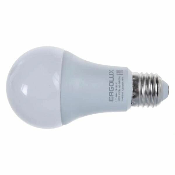 Лампа Ergolux LED-A60-17W-E27-3K (10 шт.)