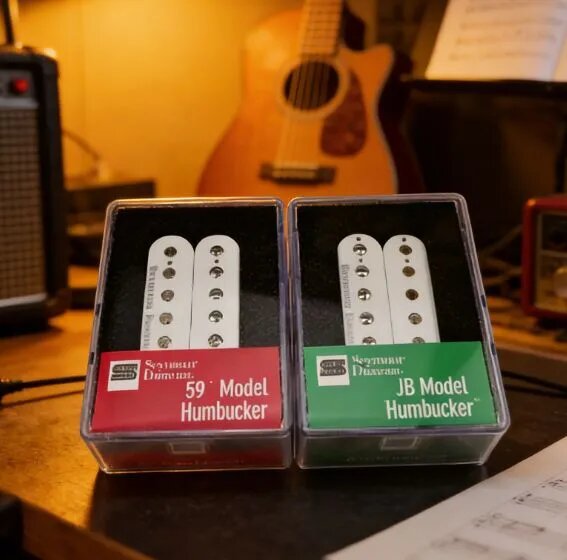 Seymour Duncan Новые высококачественные звукосниматели Alnico 5 SH1n для грифа и TB4 для бриджа, хамбакеры, 4C, белые
