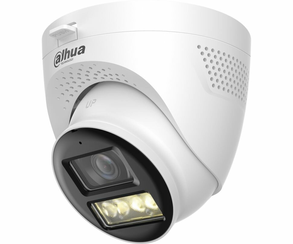 Dahua DH-HAC-HDW1801TQP-IL-T-0360B Уличная купольная HDCVI-видеокамера 8Мп с интеллектуальной двойной подсветкой