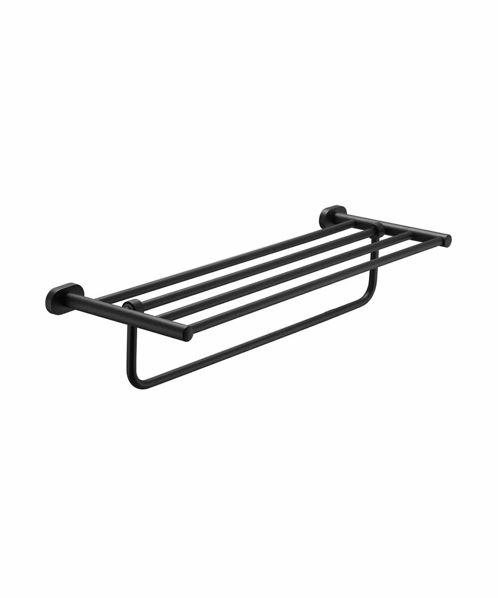 Полотенцедержатель с полкой Vieir V5119-C черный