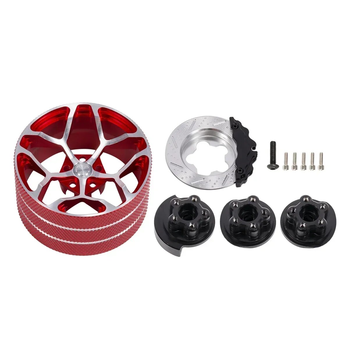 Алюминиевое рулевое колесо для радиоуправляемого передатчика MALOM RC Red