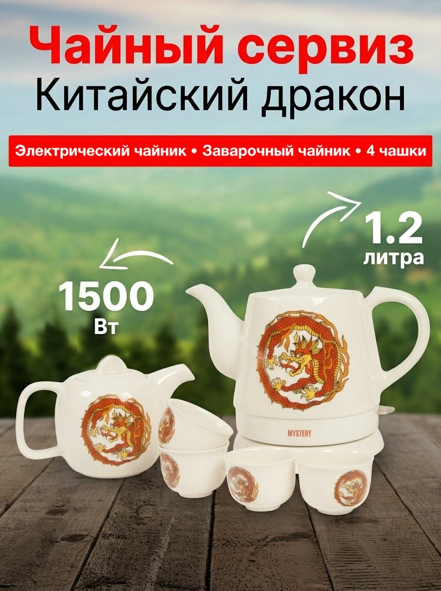 Чайный сервиз "Китайский дракон" MEK-1624