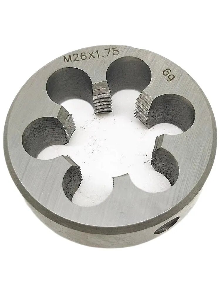 Плашка ручная, М26х1,75, Сталь инструментальная, 1 штука, FUDO