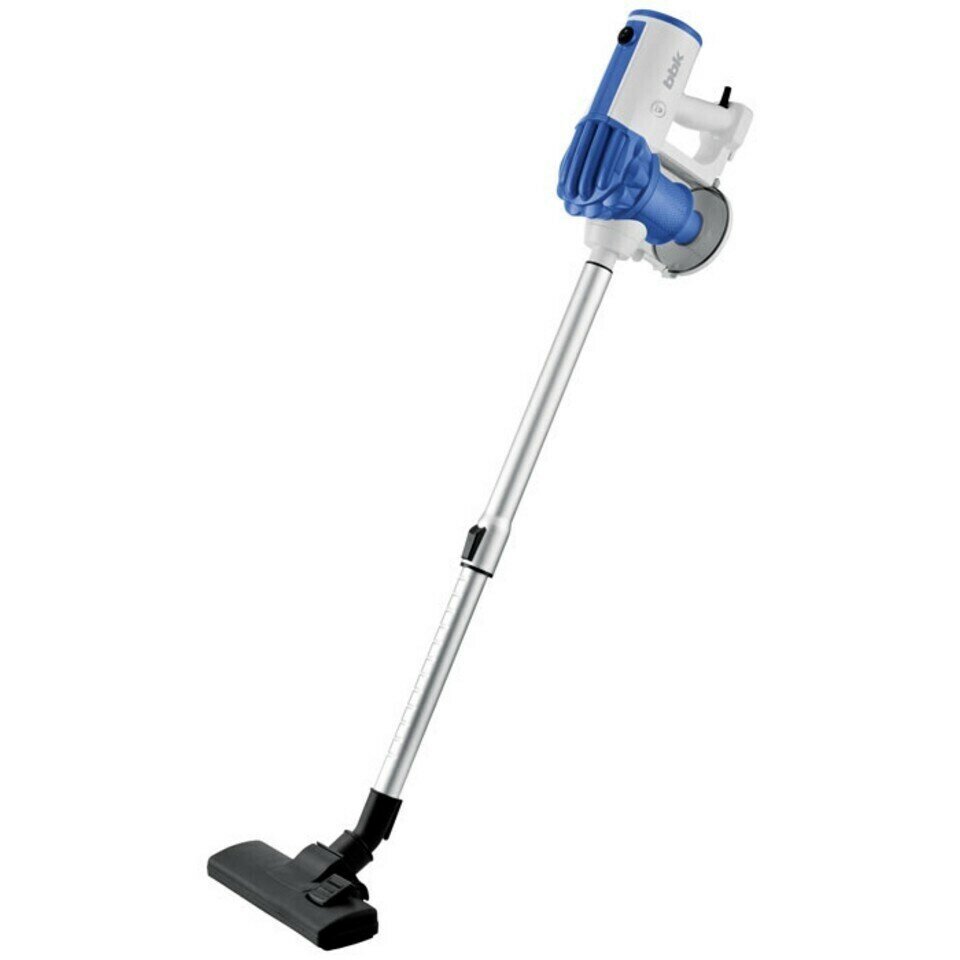 Пылесос BBK BV2512 (W/BL) blue (Мощность 100/600 Вт, Вертикальный 2 в 1, Объем пылесборника 0,5л) (BV2512 (W/BL))