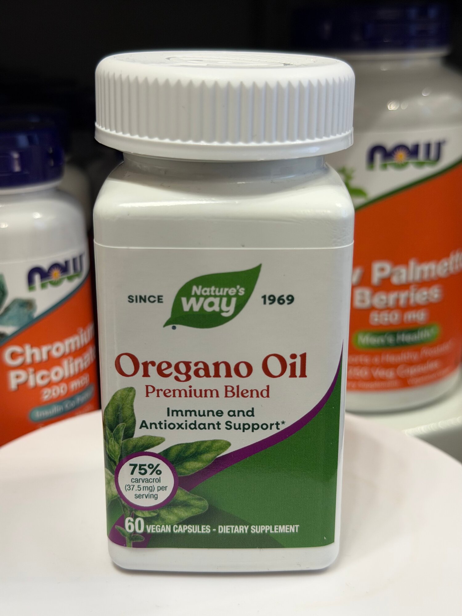 Nature’s Way Oregano Oil (Масло орегано) для защиты от инфекций, 60 капсул