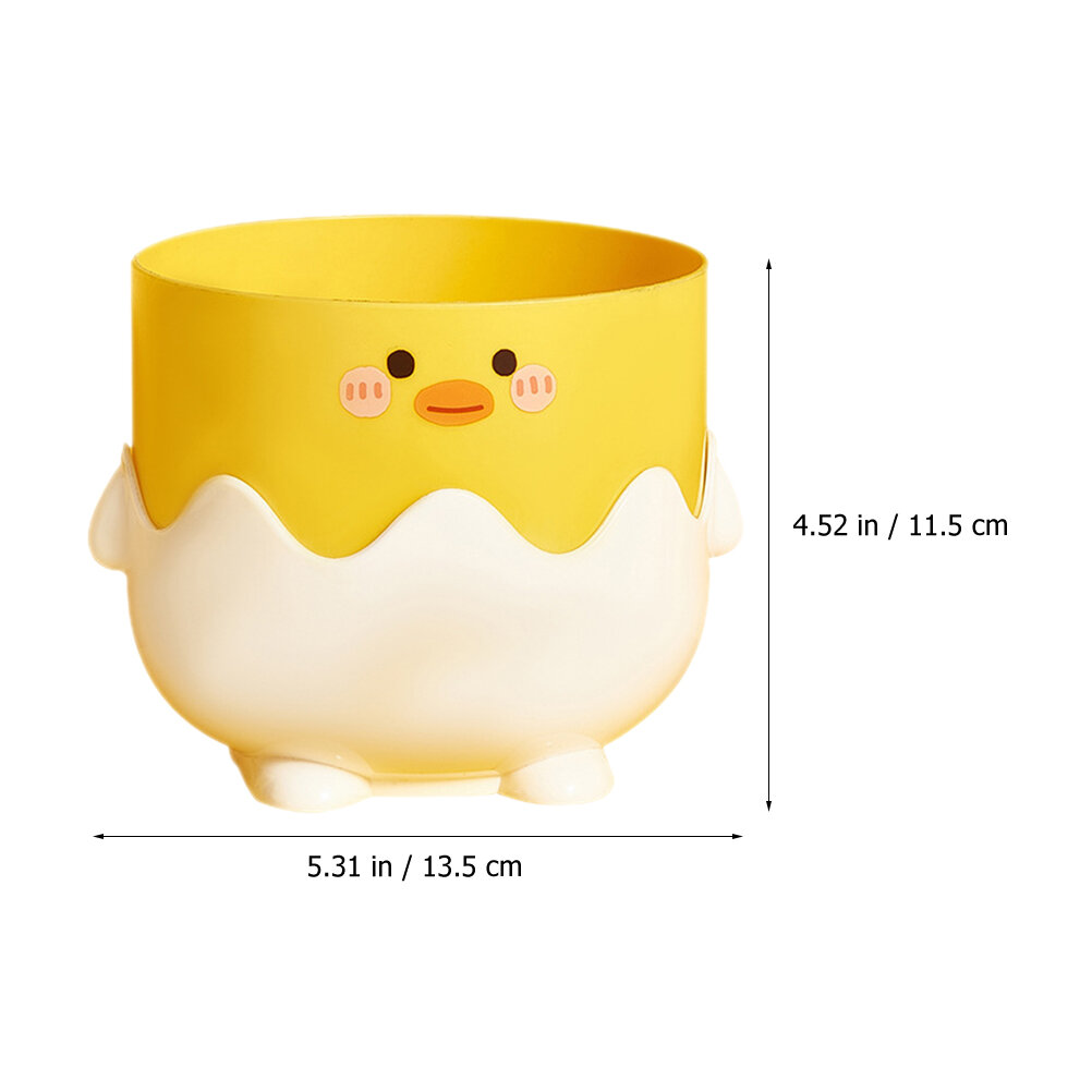 Держатель Для Ручек Желтый С Большой Емкостью 13.5x13.5x11.5cm