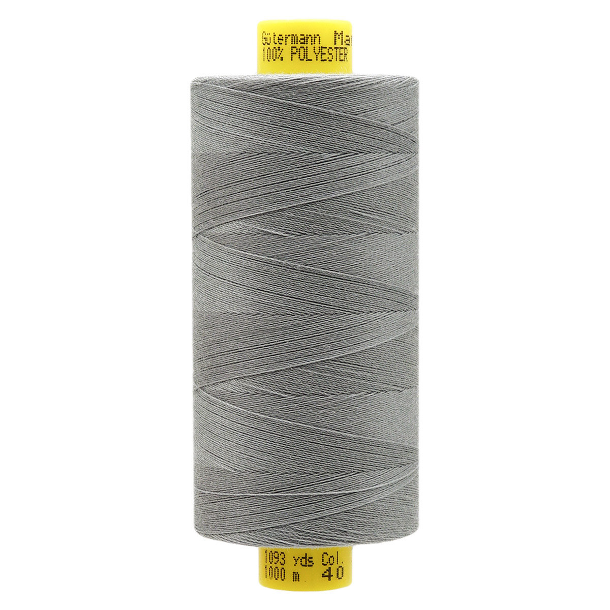 Нить Mara 100/1000м, 100% полиэстер, Gutermann 707694 (040 пепельно-серый), 10 шт