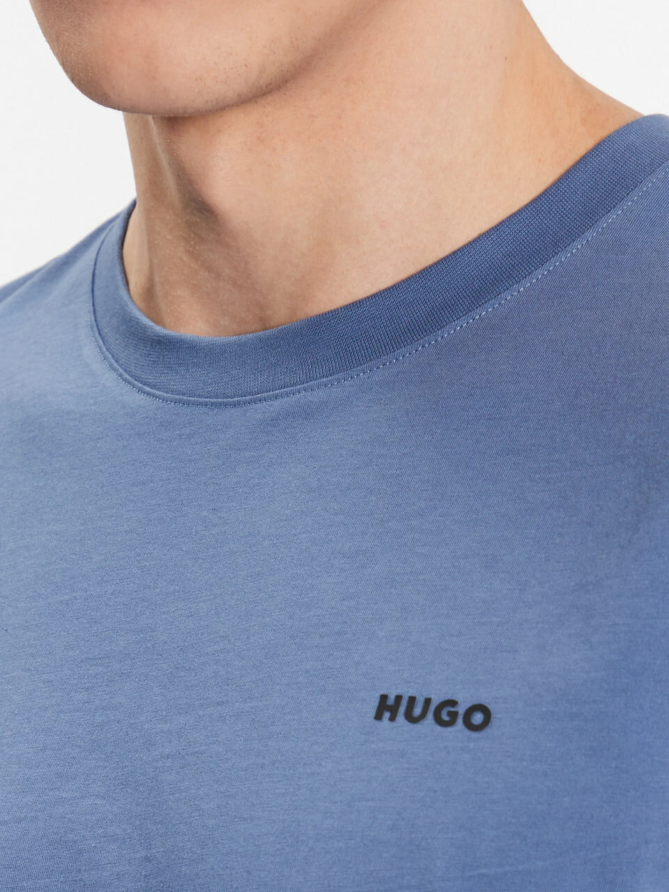 Футболка HUGO Dero, 1 шт., размер M, синий — фото 1