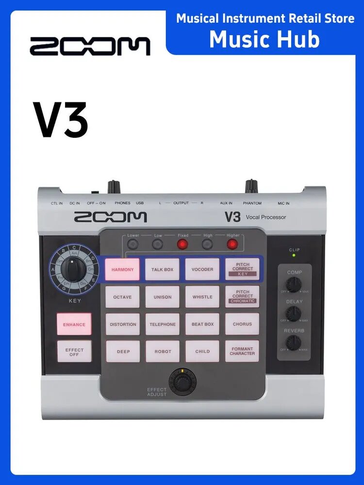 Zoom V3 Процессор эффектов для вокала