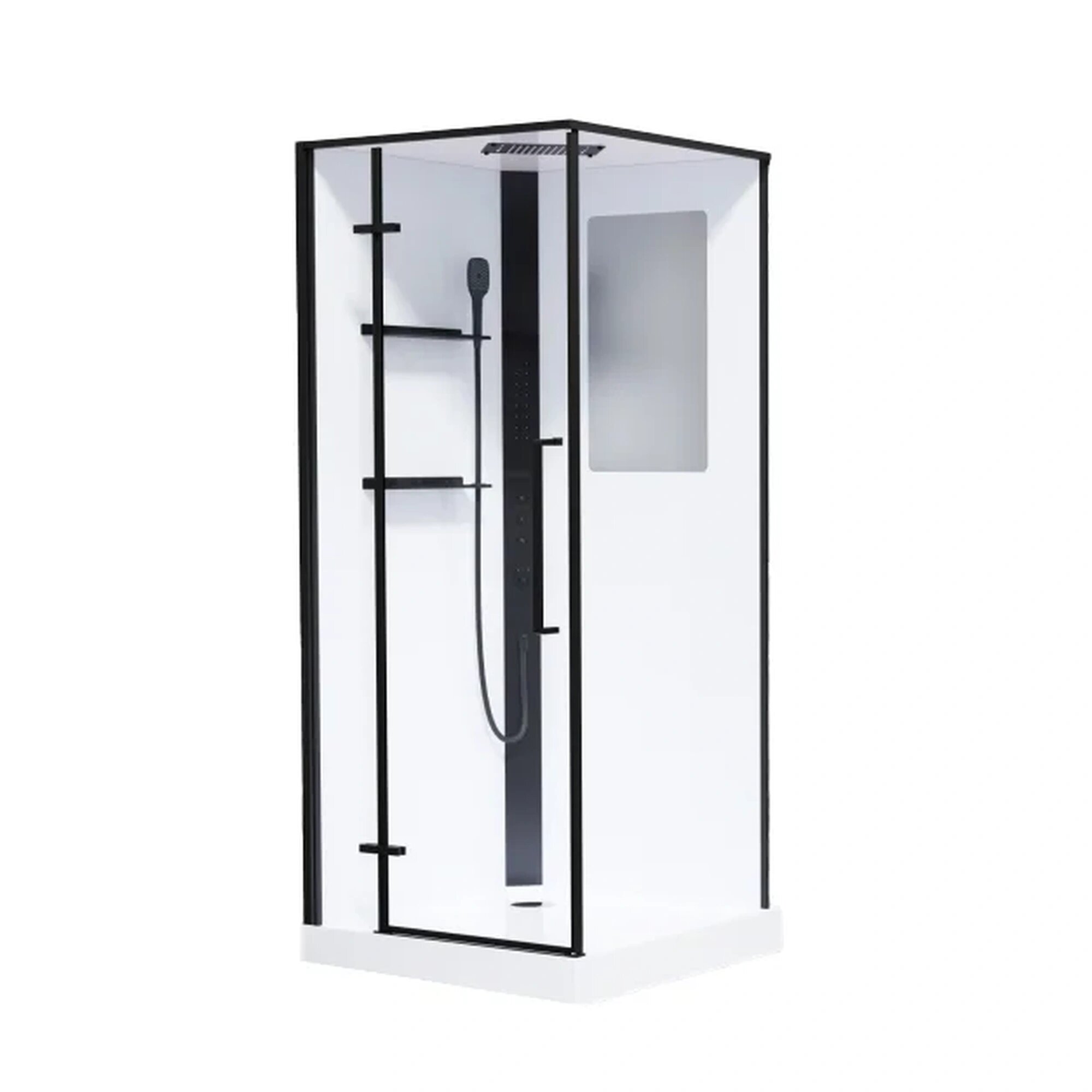 Душевая кабина Esbano ESM ESM-QUADRO-90 (Left) 90х90х215 L, квадратная