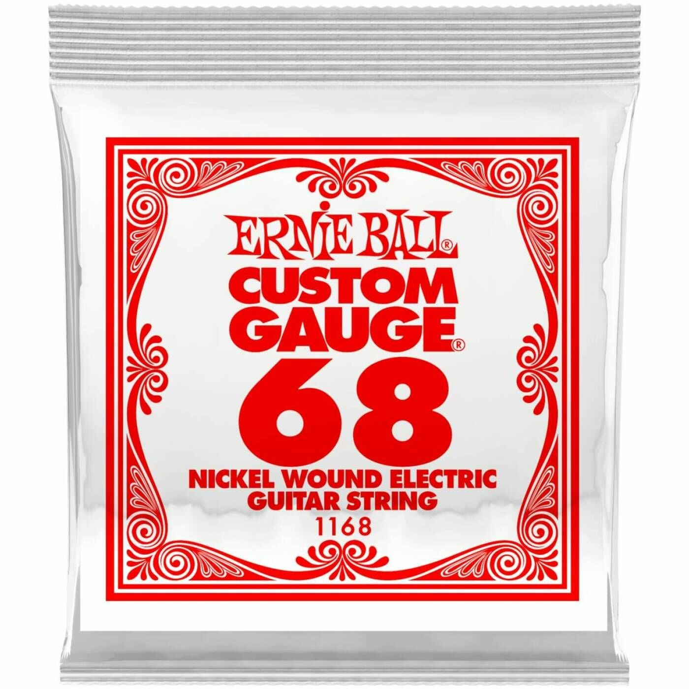Ernie Ball 1168 Nickel Wound .068 - Струна одиночная для электрогитары