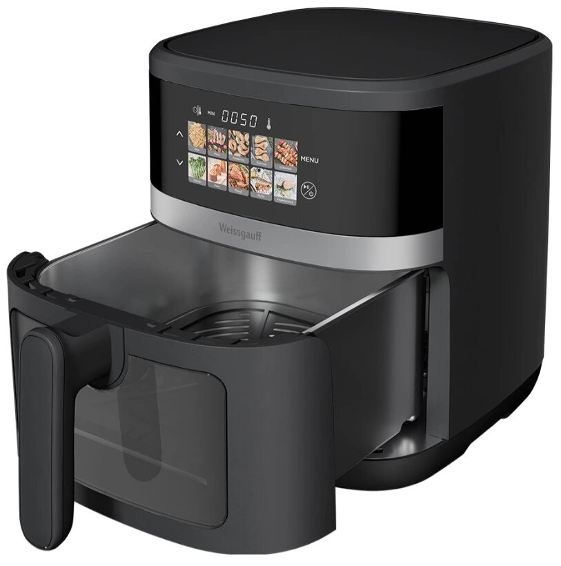 Аэрогриль Weissgauff WAF 726 DS Digital OptiFry, черного цвета