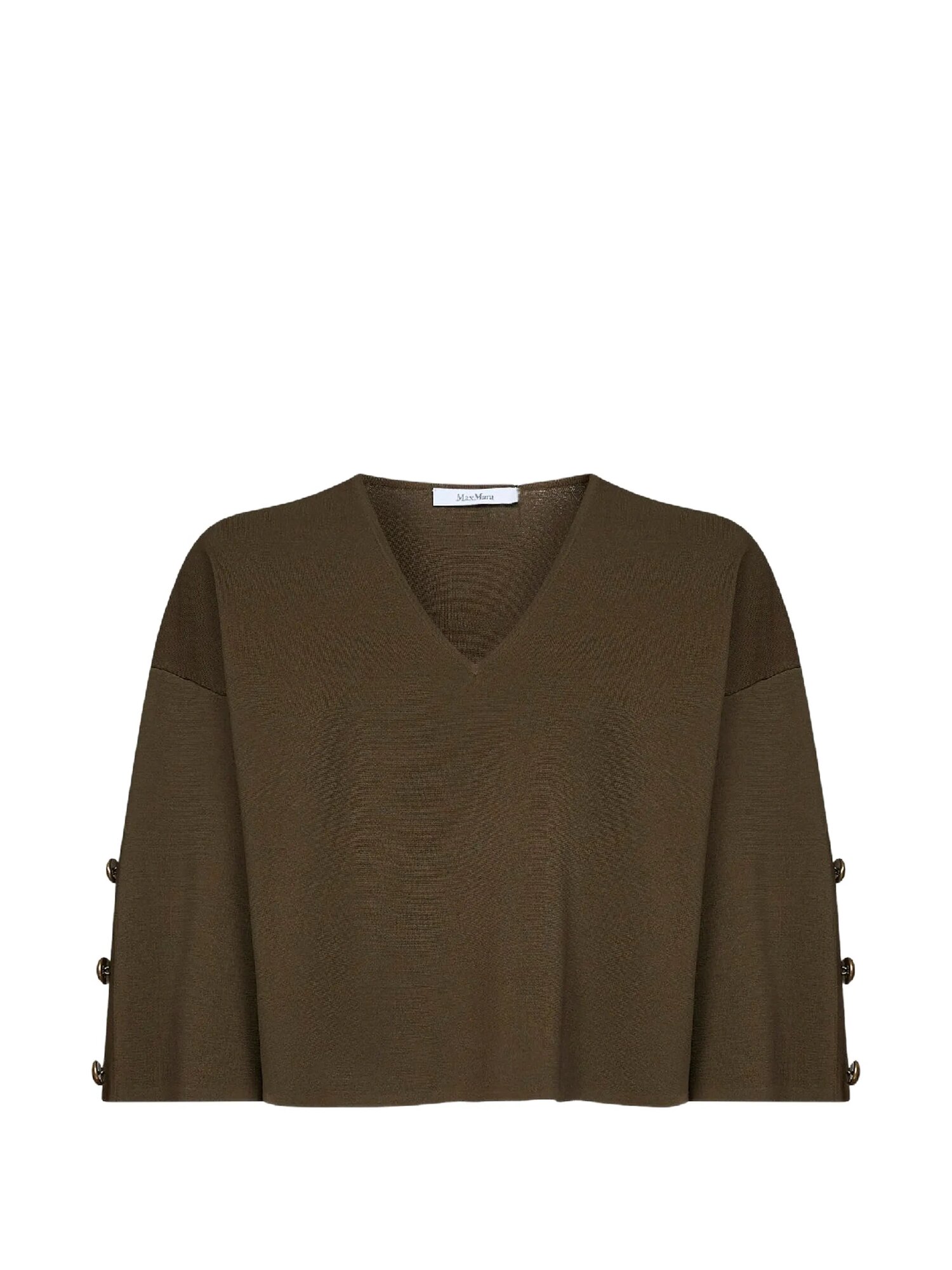 Свитер Button-detail V-neck sweater