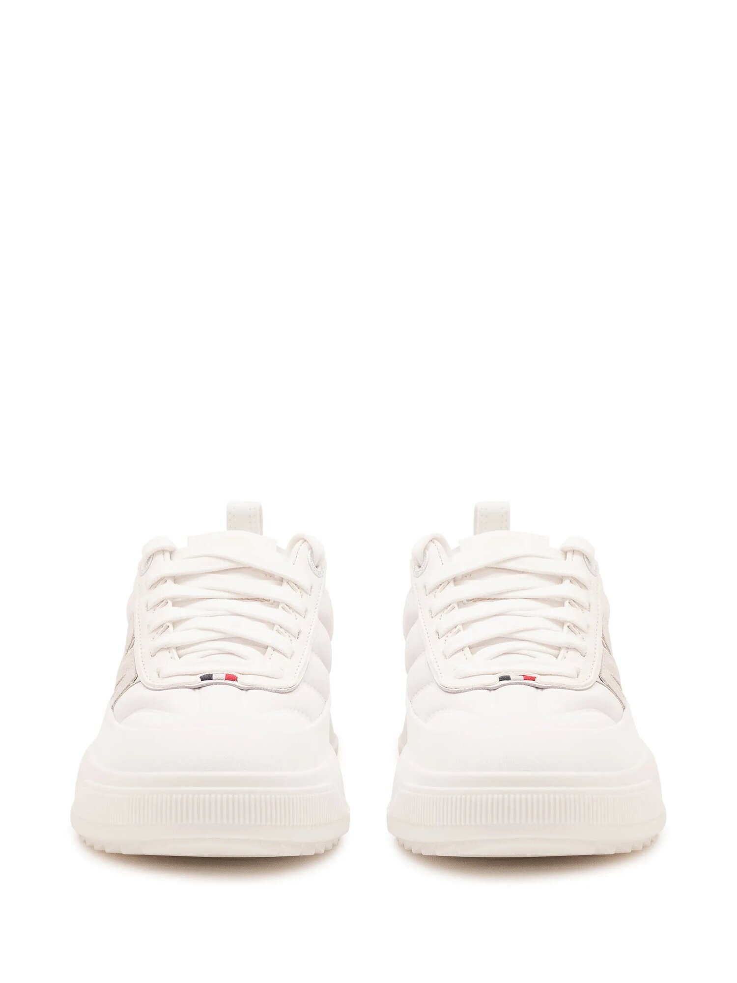 Кроссовки Moncler Altive quilted sneakers, размер 5, бежевый/белый — фото 1