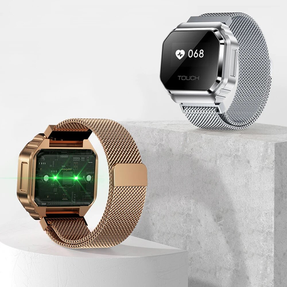 Черные смарт-часы Ring B7 Touch — фото 1