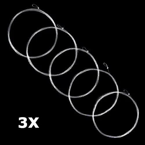 Goture Коническая Леска для Мухоловки 5шт 9 футов 5pcs 3X