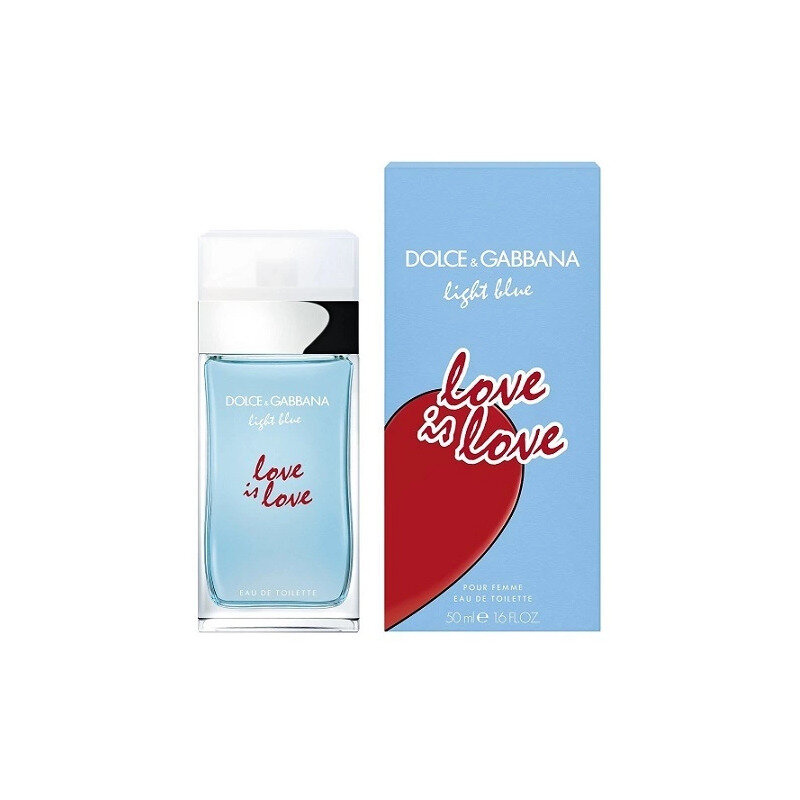Туалетная вода Dolce Gabbana Light Blue Love Is Love 50 мл / Духи Дольче Габбана Лайт Блу Лав Из Лав / Любовь есть любовь