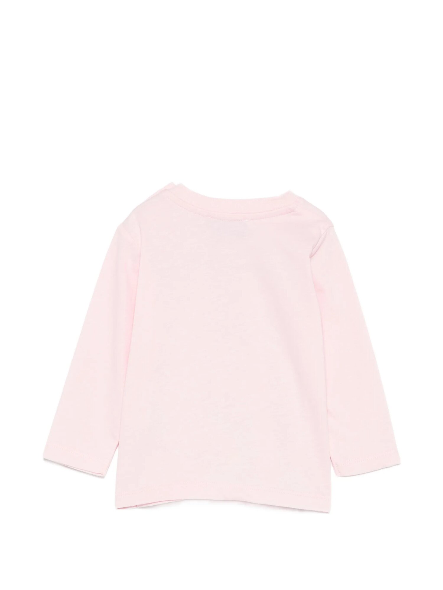 Футболка MOSCHINO Long-sleeve T-shirt, размер 66, coral pink — фото 1