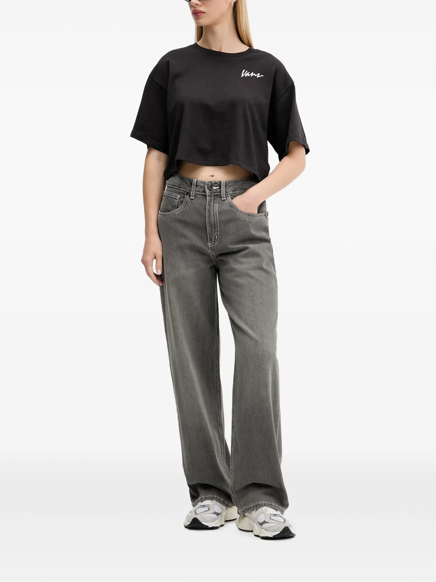 Брюки VANS Sirelle 5 pocket puddle pants, размер S — фото 1