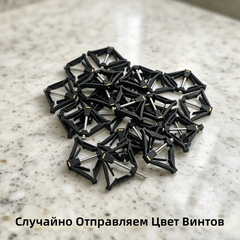Ремонтный кронштейн для электроустановочных коробок 86-типа, регулируемый, 黑色, 25 шт.