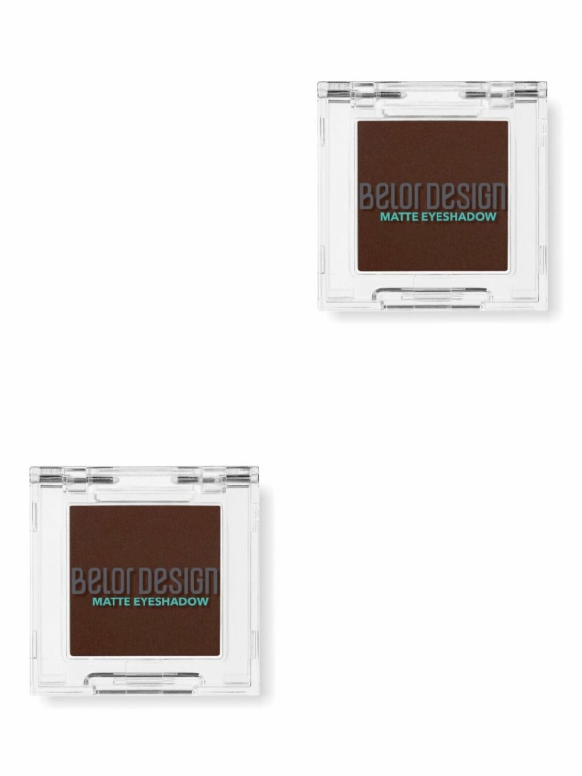 Belor Design Тени для век тон Matte Eyeshadow, тон 109 Кофейный, 2 шт
