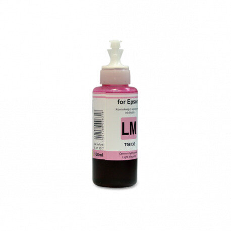 Чернила для Epson L800, L805, L1800 и др. L-серии, Light Magenta (Светло-пурпурные)