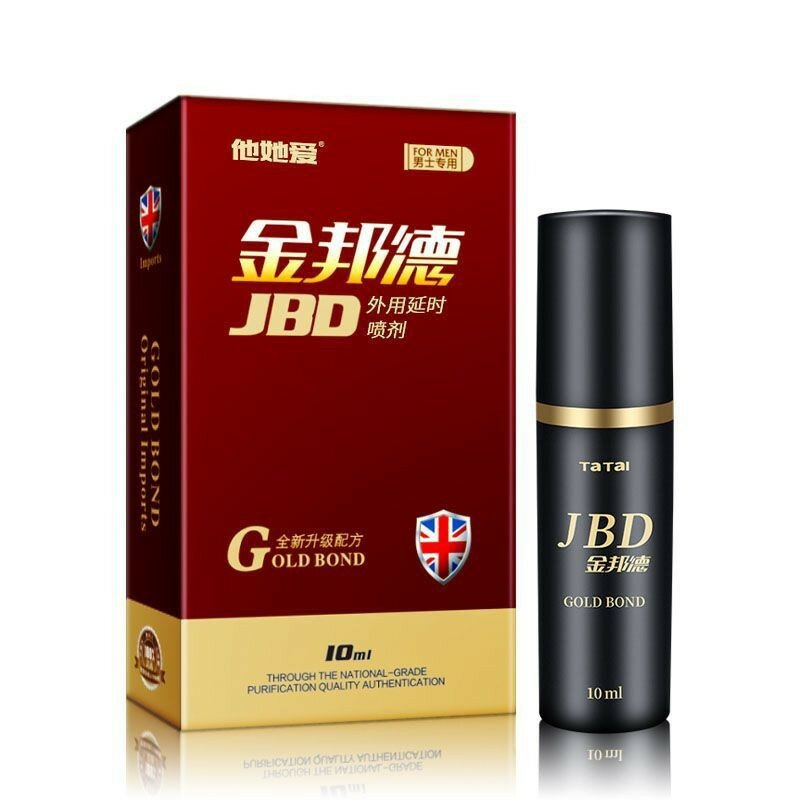 Спрей для продления полового акта HeTaAi Gold Bond 10 мл для усиления интимного опыта и продолжительности, премиальная