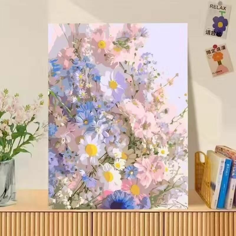 Картина по номерам "Розовая роза" 30x40 см