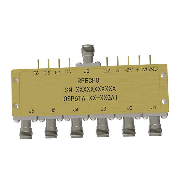0.8-20 GHz Absorptive SP6T PIN Switch