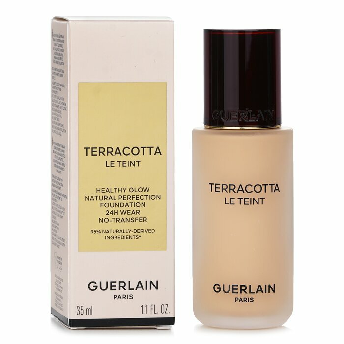 Тональный крем Guerlain Terracotta Le Teint Healthy Glow Natural Perfection Foundation, стойкость 24 часа, не оставляет следов.